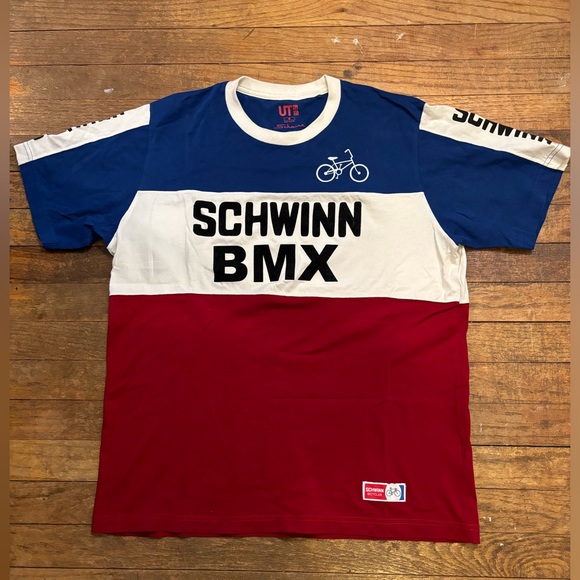 Uniqlo | Shirts | Schwin Bike X Uniqlo Shirt M | Poshmark